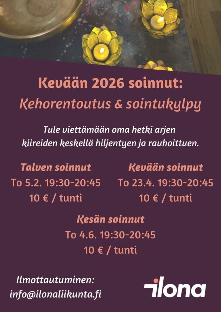 KEVÄÄN 2026 SOINNUT - Ilona Liikunta Oy